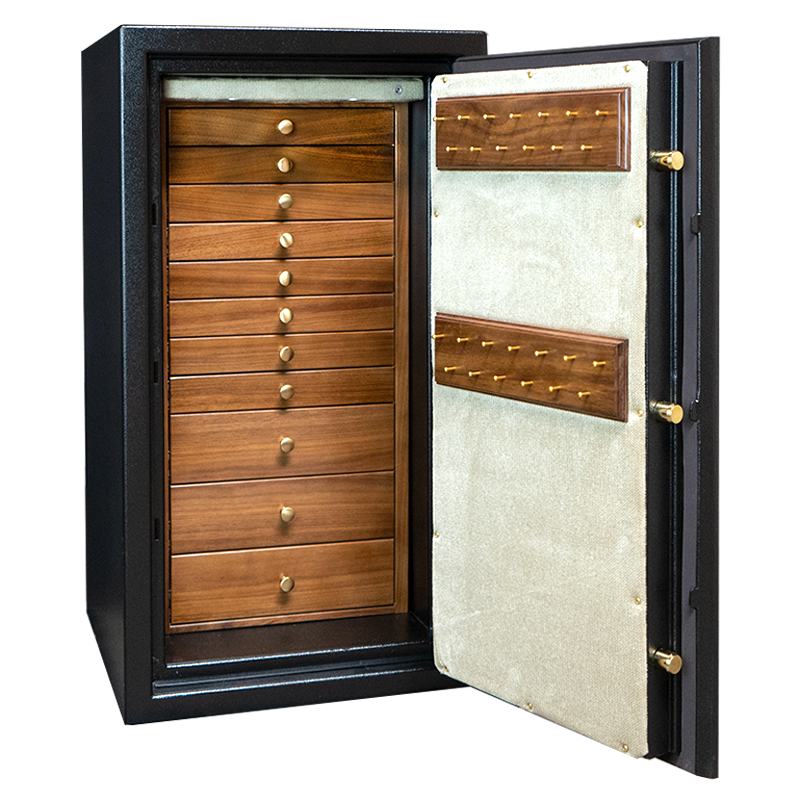 Bobby-Sue - C34 Jewelry Safe in Textured Black | Casoro Jewelry Safes