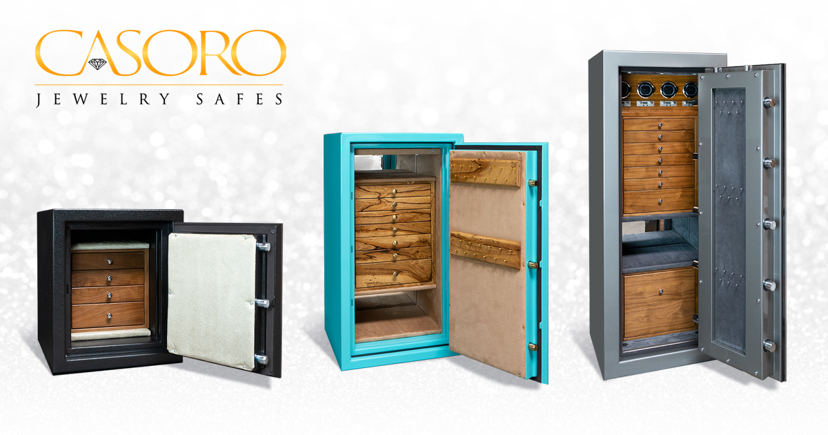 Ready To Ship Luxury Jewelry Safe Collection • Casoro Jewelry Safes