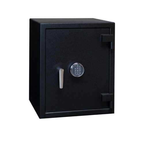 Small Black Luxury Safe with 5 Drawers | Casoro Jewelry Safes